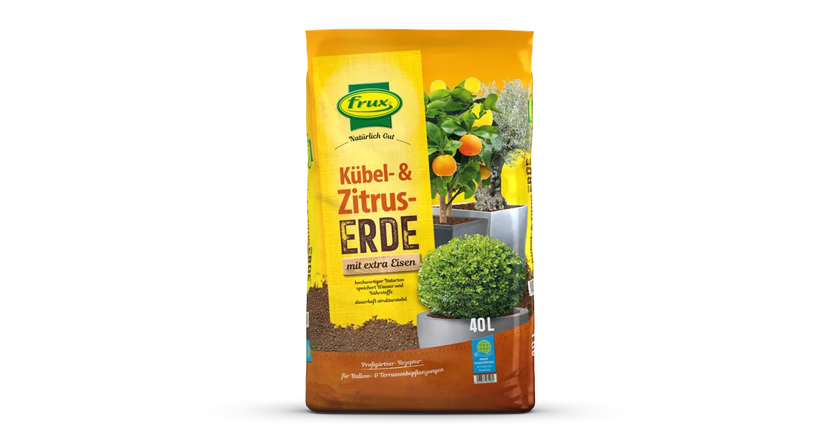 frux Kübel- & Zitruspflanzenerde -mit extra Eisen- - Ralf und Bernd ...